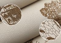 China Bronzing Modern Removable Wallpaper with Pottery Natural Crack for sale