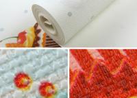 China White Embossed Non Woven Kids Bedroom Wallpaper Cake Pattern Fireproof for sale