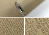 China Beige Printed Non - Woven Wallpaper Bedding Room Wallcovering 0.53*10M for sale