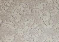 China Floral Wet Embossed Non - Woven European Style Wallpaper For Study Room for sale
