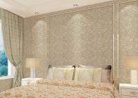 China Floral decoration contemporary bedroom wallpaper , Nonwoven modern wallpaper for bedroom for sale
