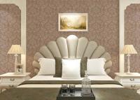 China Floral decoration contemporary bedroom wallpaper , Nonwoven modern wallpaper for bedroom for sale