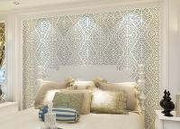 China Wet Embossed Nonwoven Modern Removable Wallpaper Geometric Sound - Absorbing for sale