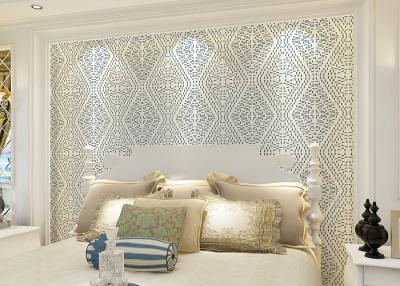 China Wet Embossed Nonwoven Modern Removable Wallpaper Geometric Sound - Absorbing for sale