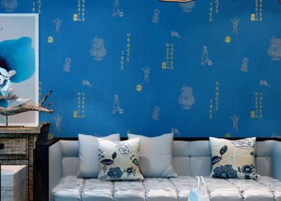 China Chinese Pattern Wide Room Decoration Wallpaper Non woven with SGS Test for sale