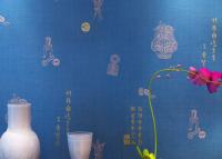 China Chinese Pattern Wide Room Decoration Wallpaper Non woven with SGS Test for sale