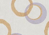 China Dropping Particle Circle Pattern Living Room Wallpaper with Non woven Paper Base for sale