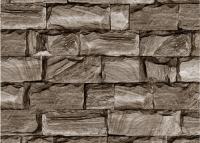 China Gravel PVC 3D Home Wallpaper for bedroom / house walls , Soundproof for sale