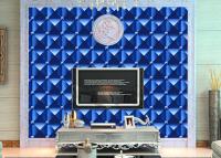 China 3D Effect Modern Removable wallpaper popular For House Wall , square modern design wallpaper for sale