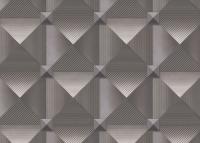 China 3D Effect Modern Removable wallpaper popular For House Wall , square modern design wallpaper for sale