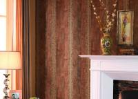 China Waterproof European Style Wallpaper Home Decor For Living Room , Cobblestone / Wood Grain Pattern for sale