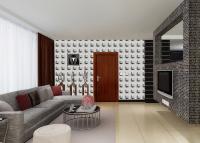 China Square Pattern Modern Fashion Style 3d Wallpaper House Decor With Embossed Process for sale