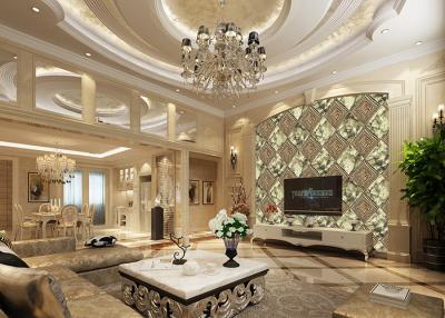 China Luxurious Background Removable Reusable Wallpaper Diamond Marble And Wooden Pattern for sale