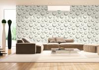 China Household Interior Modern Removable Wallpaper Fashion Round Bead Pattern for sale