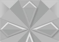 China 3D PVC Geometric Printing Wallpaper TV Background Contemporary Wall Covering for sale