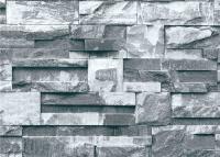 China New Chinese Style 3D Brick Effect Wallpaper Living Room Wall Covering 0.53*10M for sale