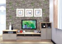 China 3D Brick Green Plants Pattern Contemporary Wall Covering For TV Background for sale
