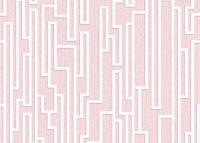 China 3D Effect Concise Style Contemporary Wall Covering Geometric Printing 0.53*10M For Living Room for sale