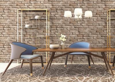 China 3D Retro Antique Culture Brick Living Rooom Wallpaper 10M One Roll With Good Looking for sale