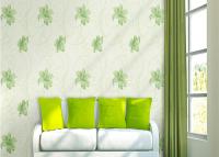 China Lily Printing 0.53*10M Custom Country Style Wallpaper With Embossed Surface Treatment for sale