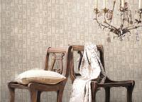 China Removable Non-woven Vintage Style Living Room Wallpaper With Geometric Pattern,Anti-static for sale