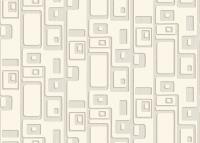China Removable Non-woven Vintage Style Living Room Wallpaper With Geometric Pattern,Anti-static for sale