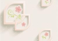 China Eco-Friendly Low Flammability Living Room Wallpaper , Interior Decorating Wallpaper for sale