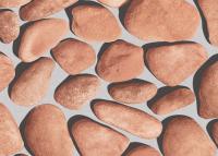 China Cobblestone Printing Natural Style 3D Home Decoration Wallpaper CE / ISO / SGS / CSA Test for sale