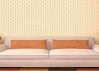 China Transcend Comfortable Vinyl Damask Wallpaper Embossed Low - flammability for sale
