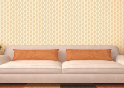 China Transcend Comfortable Vinyl Damask Wallpaper Embossed Low - flammability for sale