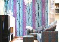 China Tree Printing Room Decoration Contemporary Striped Wallpaper With PVC Material for sale