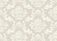China Beige / Yellow / Brick-red 3D Effect Deep Embossed Floral Wallpaper For Bedroom Background for sale