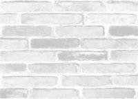 China Natural Plant Fibers 3D Brick Wallpaper Old Industrial Fresco Living Room Bakery Hot Pot Shop Brick Wallpaper for sale