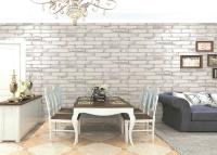 China Natural Plant Fibers 3D Brick Wallpaper Old Industrial Fresco Living Room Bakery Hot Pot Shop Brick Wallpaper for sale