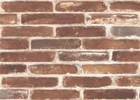 China Natural Plant Fibers 3D Brick Wallpaper Old Industrial Fresco Living Room Bakery Hot Pot Shop Brick Wallpaper for sale