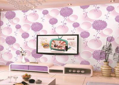 China Heat Insulation Unisex Children's Bedroom Wallpaper For Decoration Floral Pattern for sale