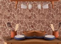 China Stone Printing Chinese Style Washable Vinyl Wallpaper For Interior Room Decoration for sale