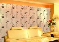 China Durable Non Pasted Waterproof Chinese Pattern Wallpaper With Teapot / Ancient Portey Printing for sale