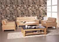 China PVC Stone Rustic Vinyl coated Paper Living Room Wallpaper Sound Absorbing for sale