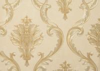 China Eco - Friendly Classial Embossed Washable Vinyl Wallpaper With European Style for sale