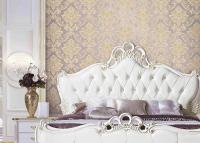 China Classical Damask European Style Wallpaper 3D Effect Wall Covering For Bed / Living Room for sale
