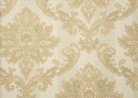 China Classical Damask European Style Wallpaper 3D Effect Wall Covering For Bed / Living Room for sale