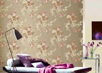 China Flower Pattern American Vintage Country Style Wallpaper 0.53*9.5M for sale