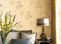 China Flower Pattern American Vintage Country Style Wallpaper 0.53*9.5M for sale