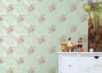 China Eco - Friendly Embossed Flower Pattern Wallpaper Home Decoration Wall Covering for sale