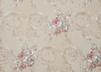 China Eco - Friendly Embossed Flower Pattern Wallpaper Home Decoration Wall Covering for sale