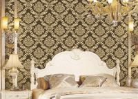 China Classical Strippable Damask Wall Covering , Luxury Home Decoration Wall Covering for sale
