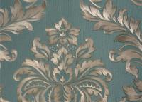 China Classical Strippable Damask Wall Covering , Luxury Home Decoration Wall Covering for sale