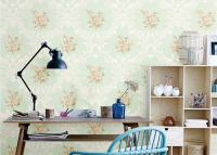 China Flowers Damask Printing Concise European Country Style Wallpaper 0.53*9.5M for sale
