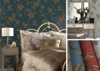 China Moisture Resistant European Style Wallpaper Durable PVC Wallpaper For Bed Room / Living Room for sale
